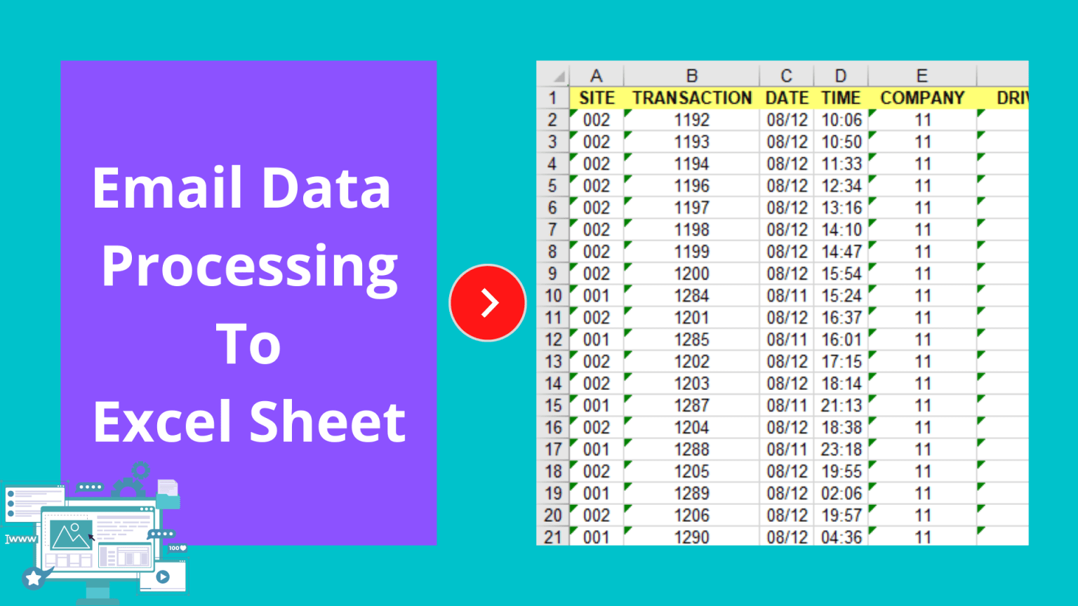 PHP Processing Email Data To Excel Sheet Bryar World php-processing-email-data-to-excel-sheet-bryar-world